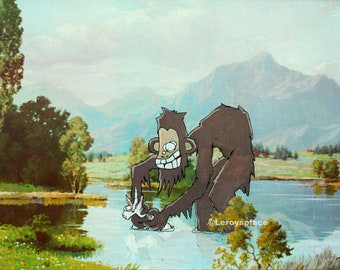 Sassysquatch 8.5 X 11 Monster Print | Etsy