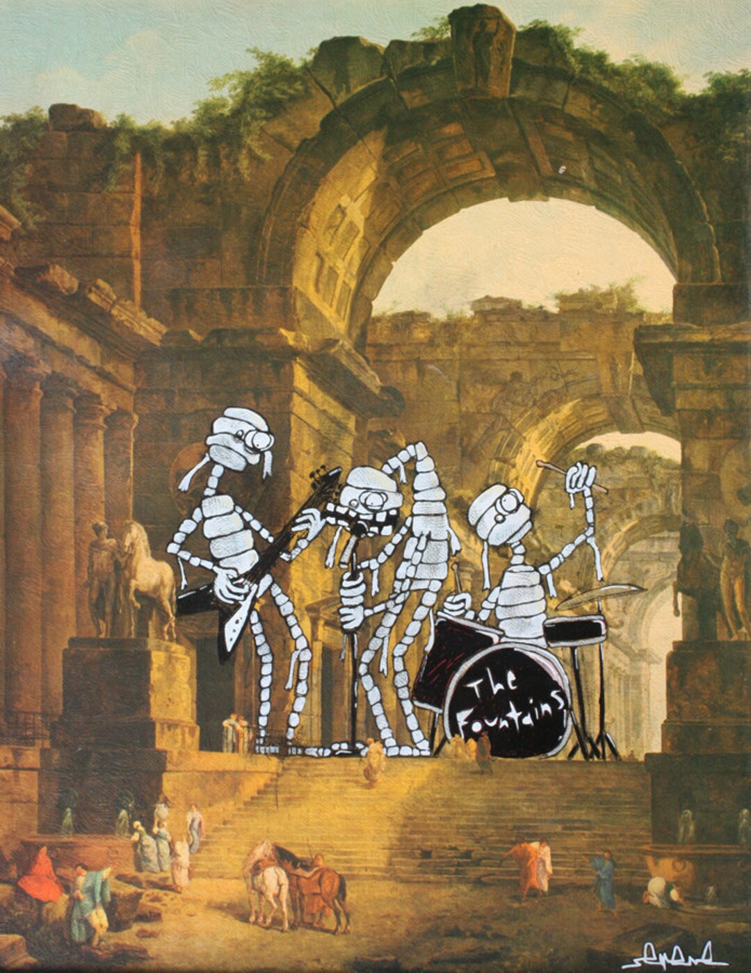 Surf Rock Mummy Band 8.5 X 11 Print - Etsy