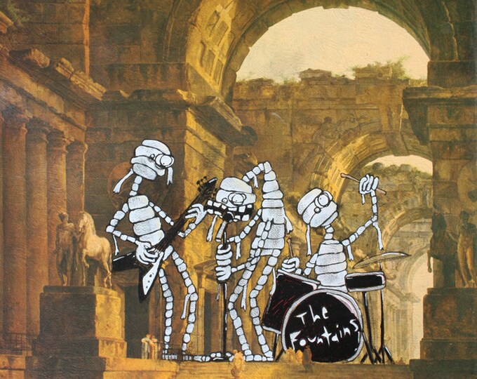 Surf Rock Mummy Band 8.5 X 11 Print - Etsy