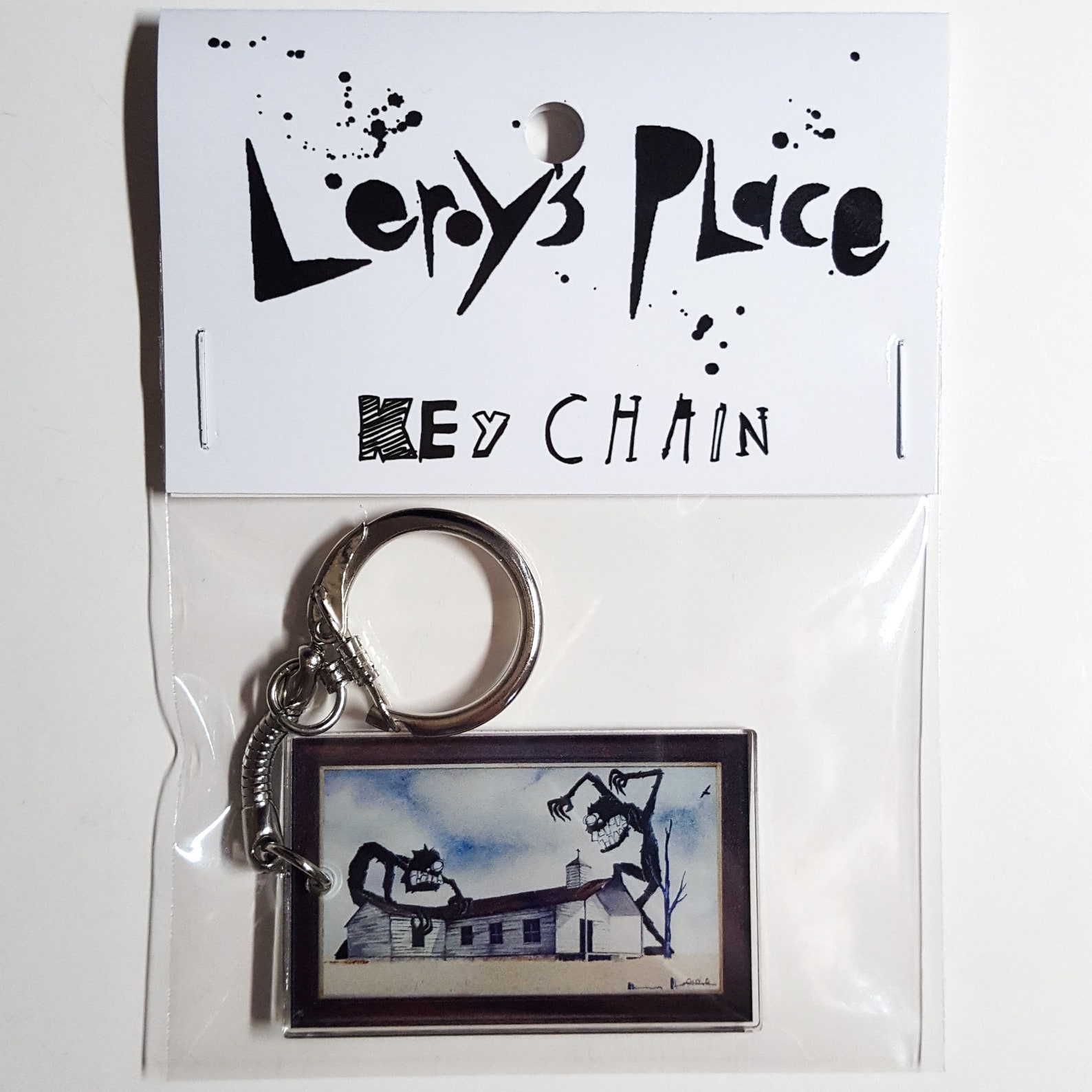 The Church Art Key Chain - Etsy