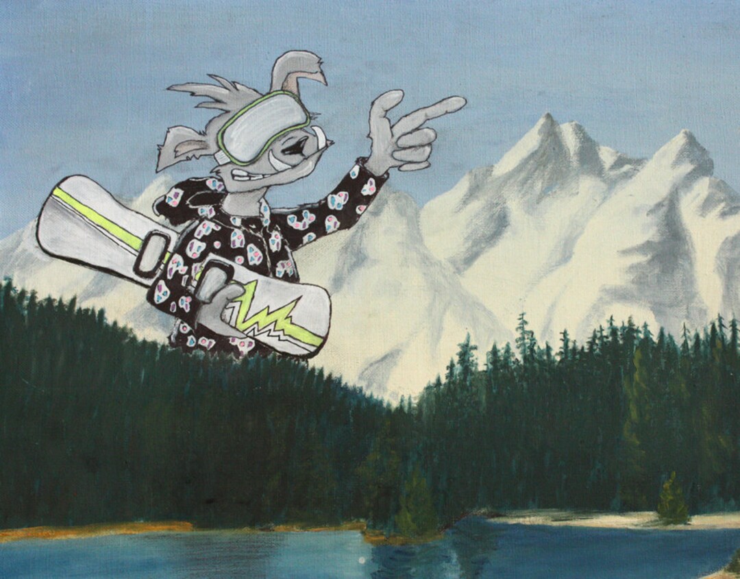 Shred the Gnar 8.5 X 11 Print - Etsy