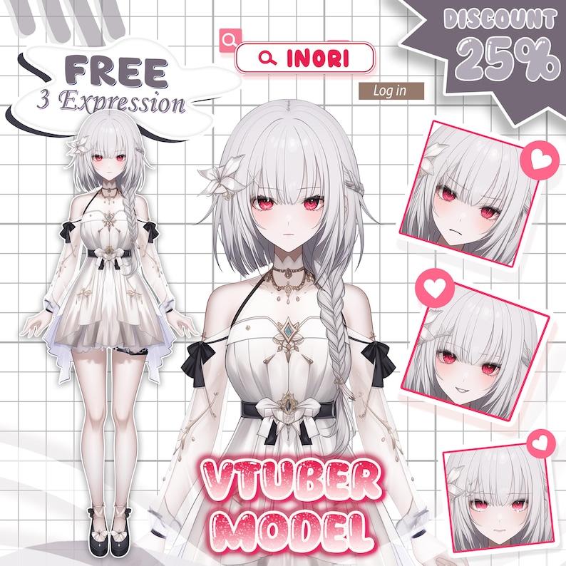 Custom Vtuber Model | Custom Live2d Vtuber | Vtuber | Vbridger | Ready for Streaming & Rigging ...