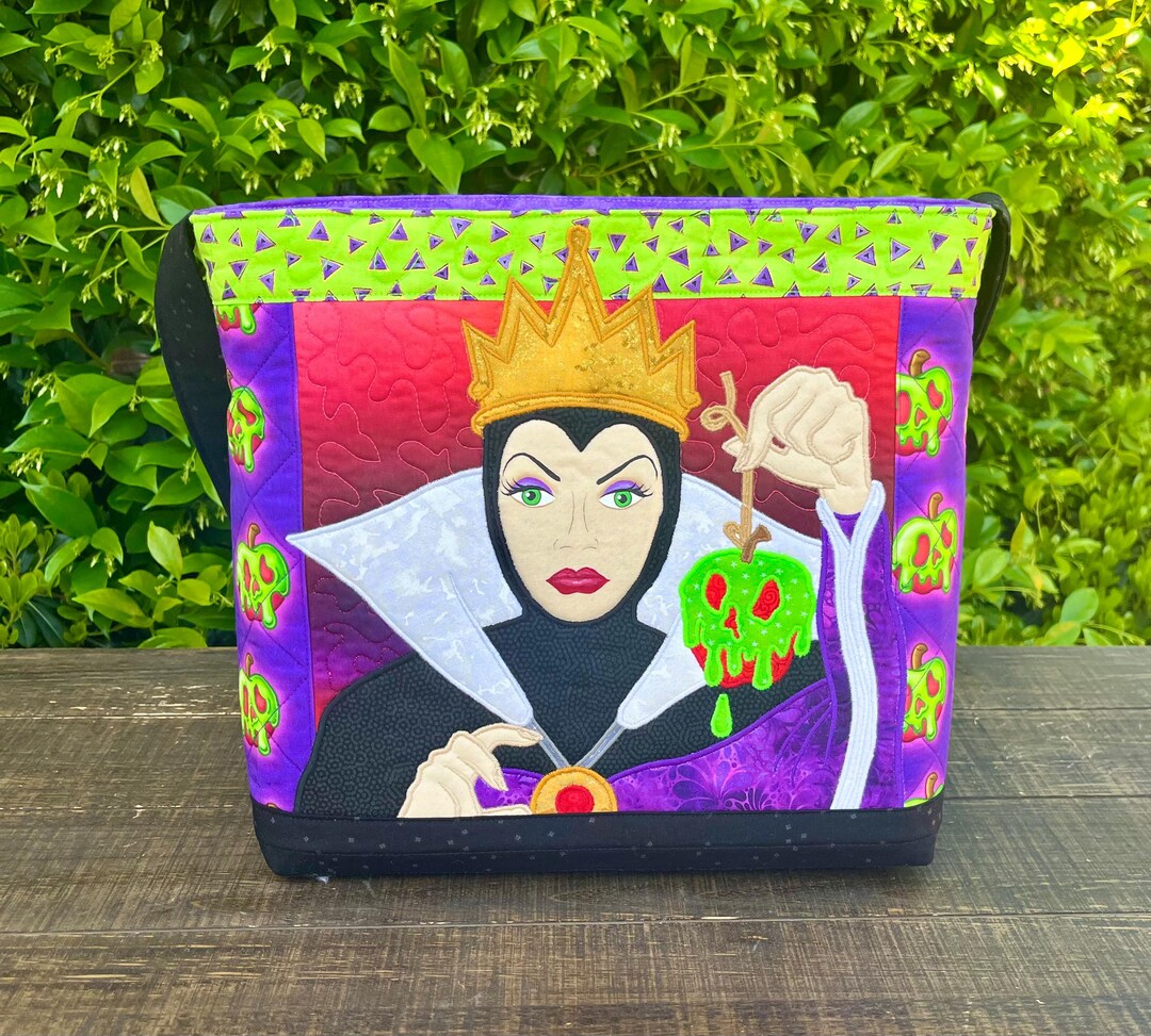 Disney Villain Wicked Queen Snow White Large Cross Body Bag Purse ...