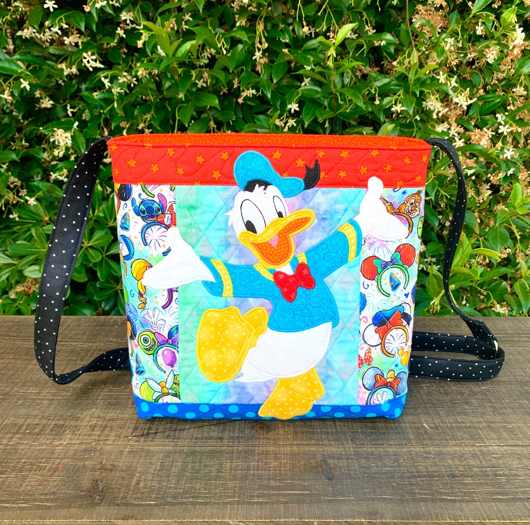 Disney Donald Duck Ears Cross Body Bag Purse Custom Applique - Etsy