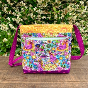Disney Tangled Princess Rapunzel Cross Body Bag Purse Custom - Etsy
