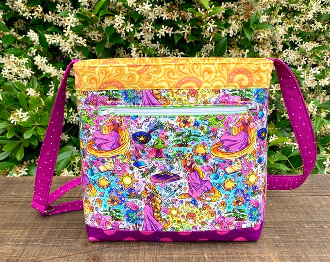 Disney Tangled Princess Rapunzel Cross Body Bag Purse Custom - Etsy