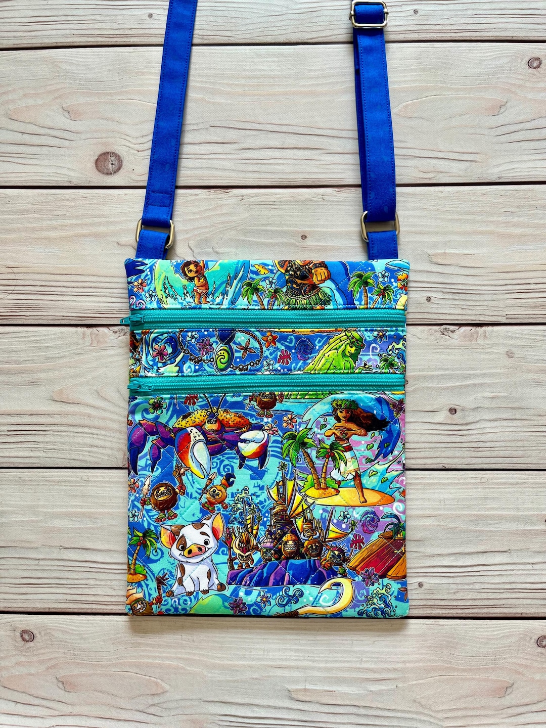 Disney Moana Cross Body Bag Purse Custom Handbag Pua Hei Hei Maui - Etsy