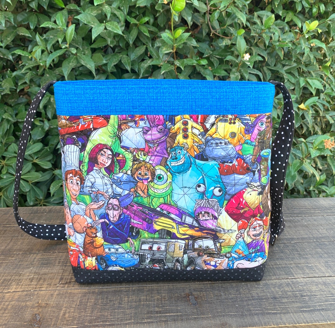 Disney Pixar Sketchy Cross Body Bag Purse Custom Handbag Monsters INC ...