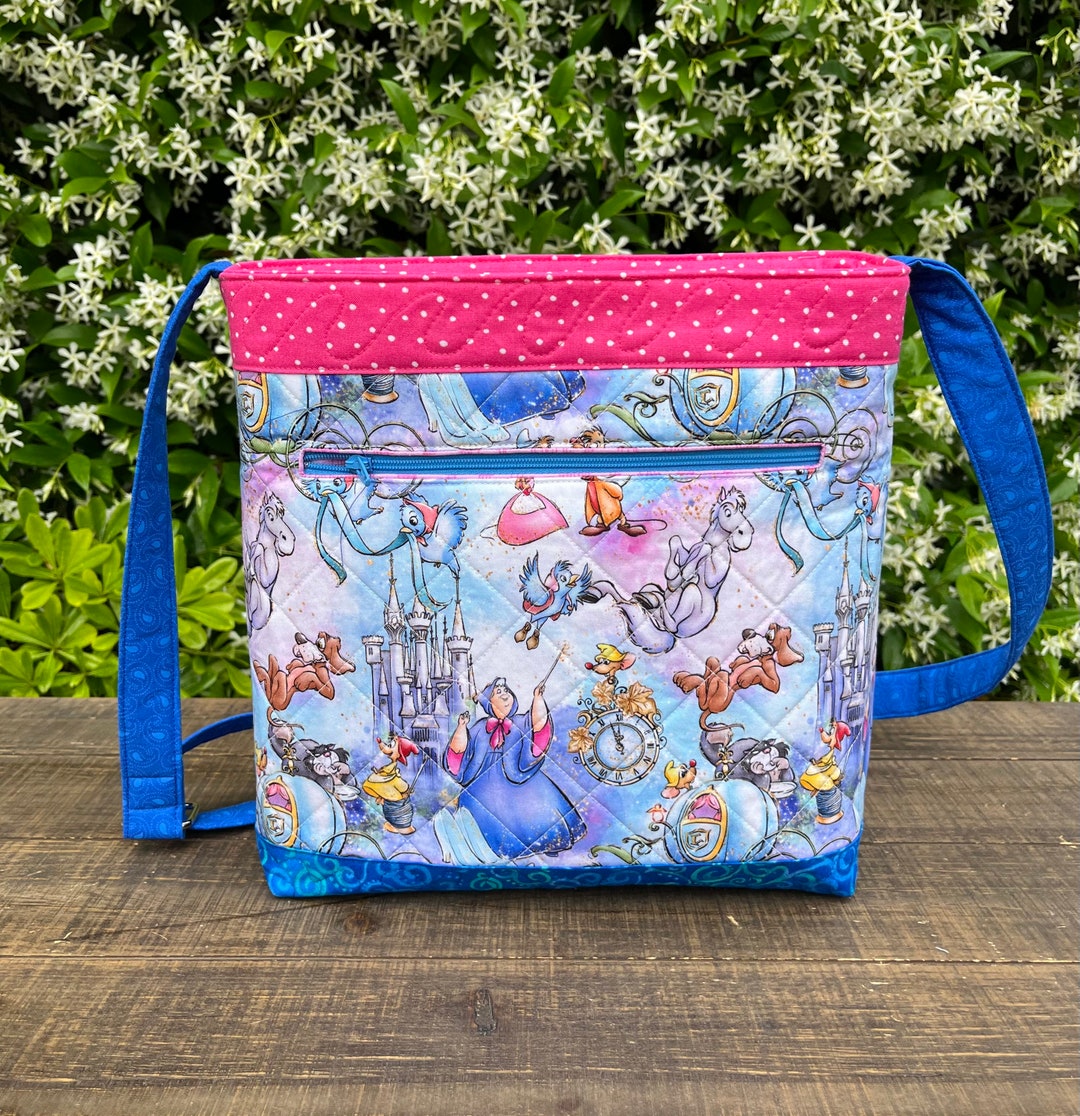 Cinderella Fairy Godmother Mice Disney Cross Body Bag Purse Custom ...