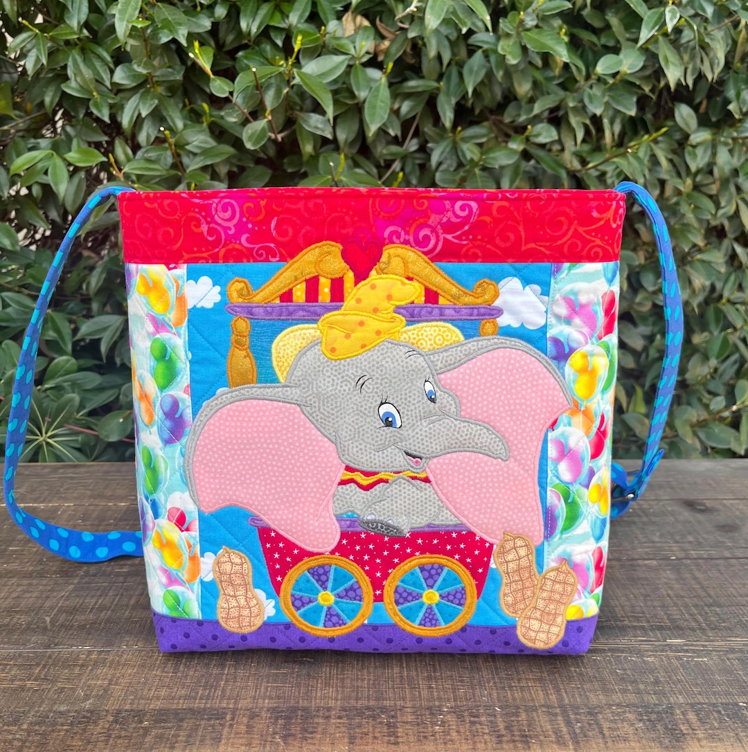 Disney Dumbo Cross Body Bag Purse Custom Applique Handbag Elephant ...