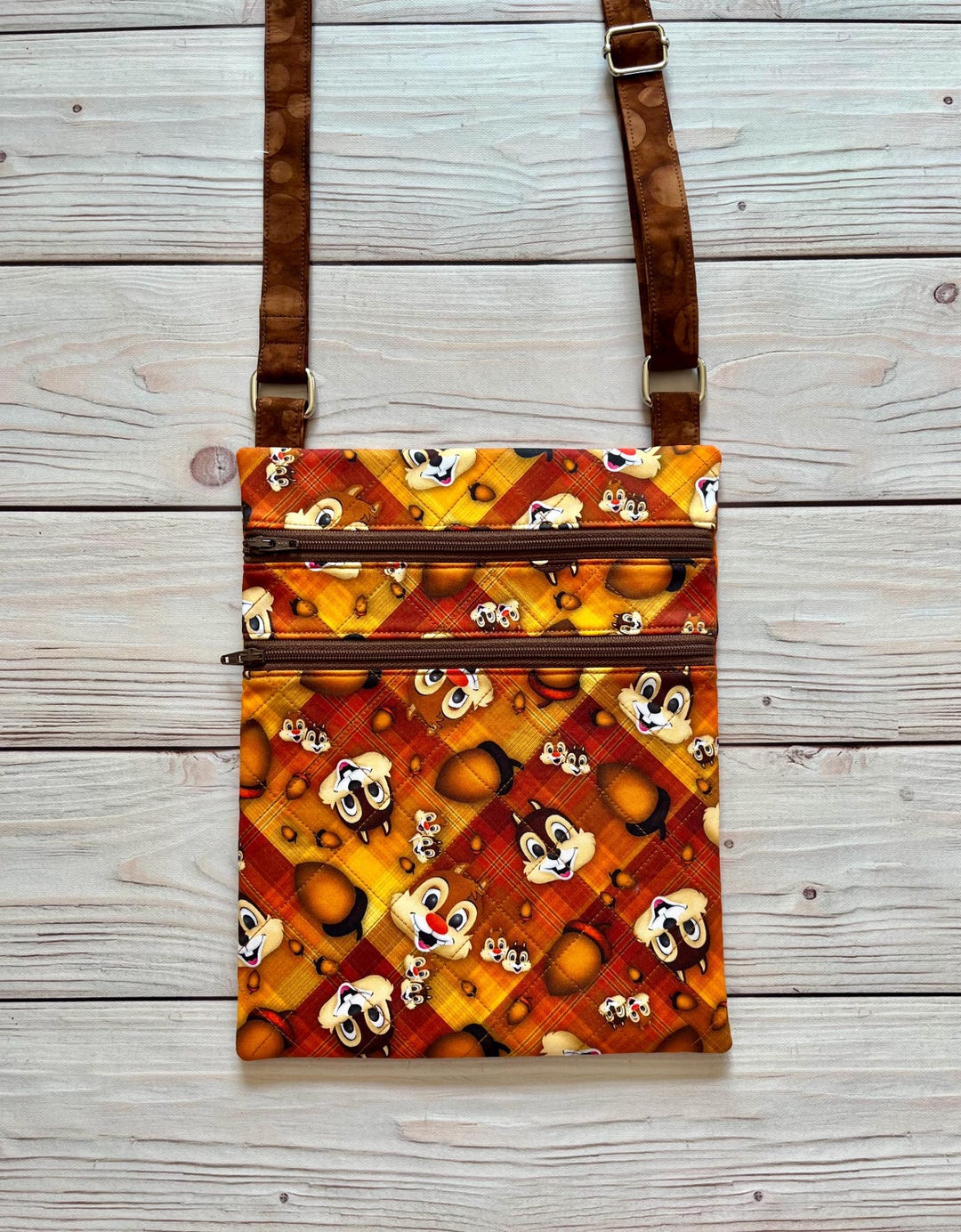 Disney Chip and Dale Autumn Fall Cross Body Bag Purse Custom Handbag - Etsy