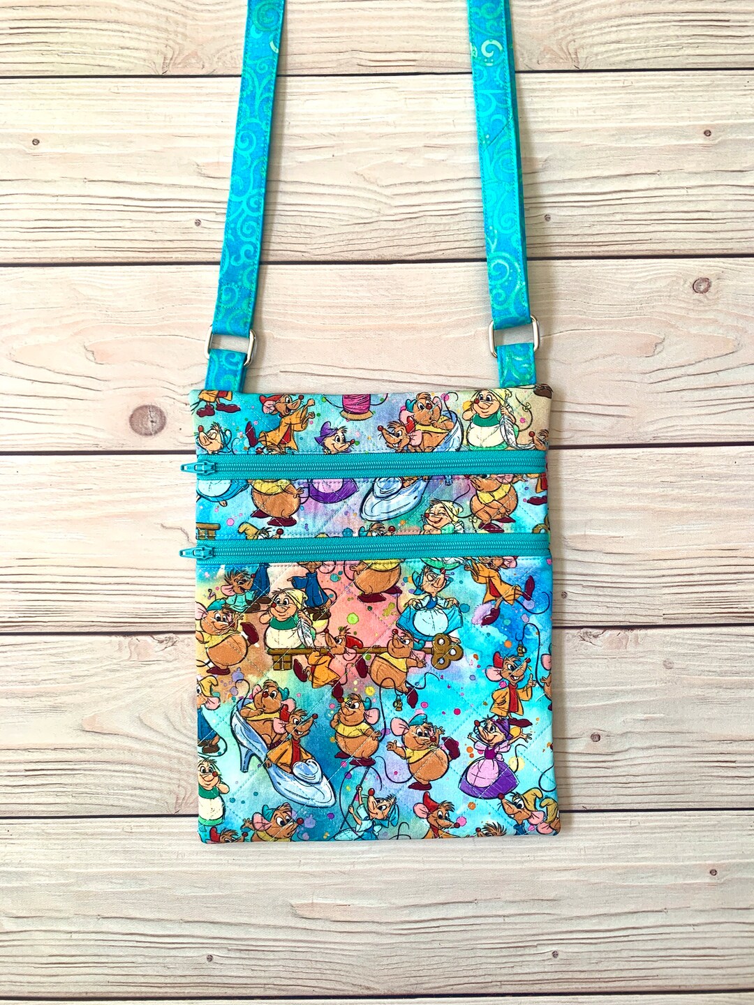 Disney Cinderella Mice Cross Body Bag Purse Custom Handbag Jax - Etsy