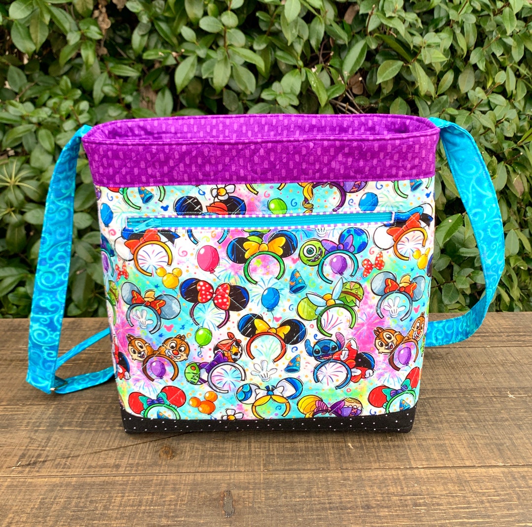 Disney Ears Cross Body Bag Purse Custom Handbag Minnie Donald Stitch ...