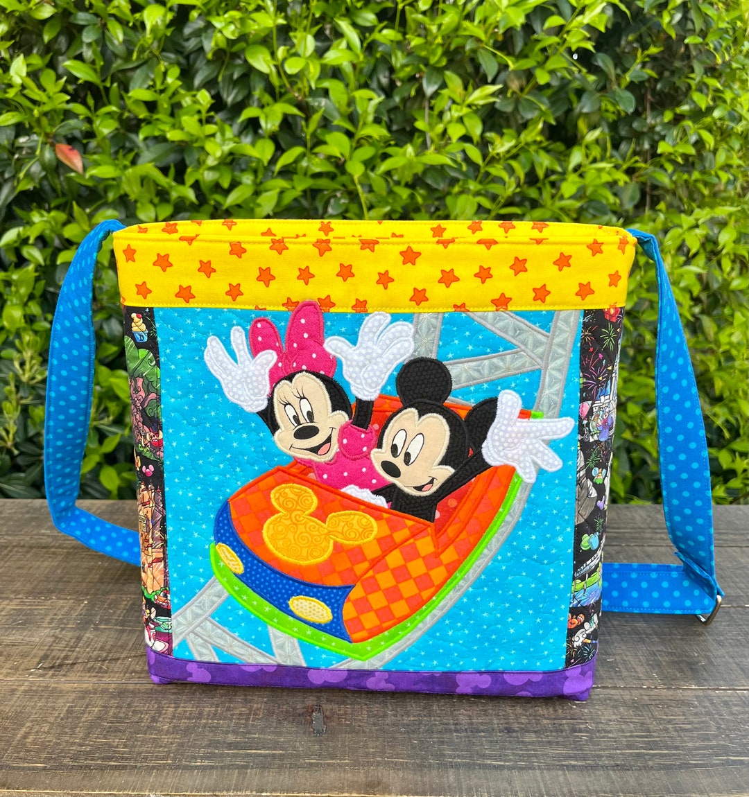 Disney Minnie Mickey Mouse Roller Coaster Cross Body Bag Purse Custom ...