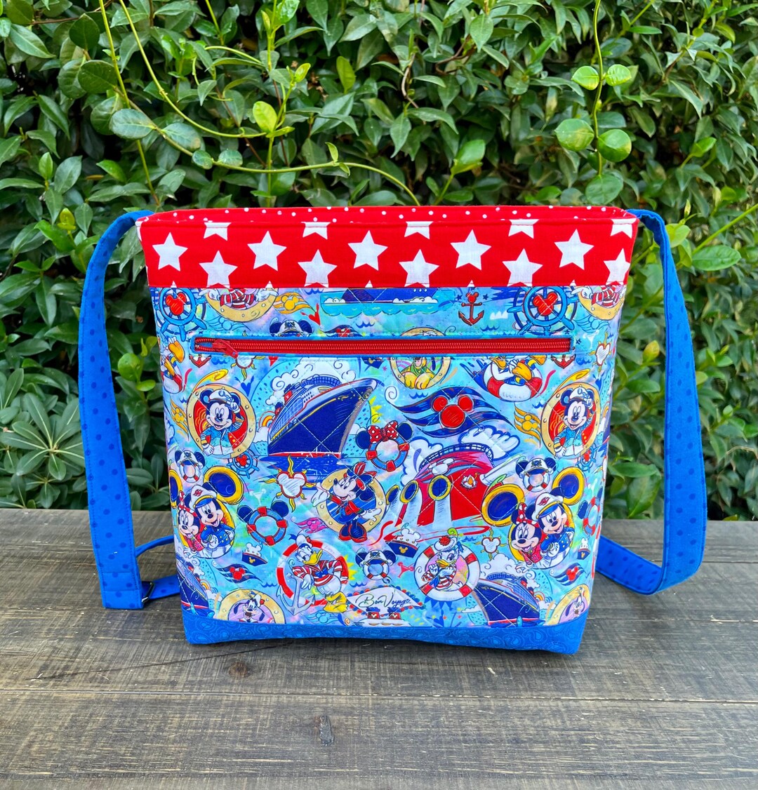 Disney Cruise Cross Body Bag Purse Custom Handbag Captain Mickey Mouse ...