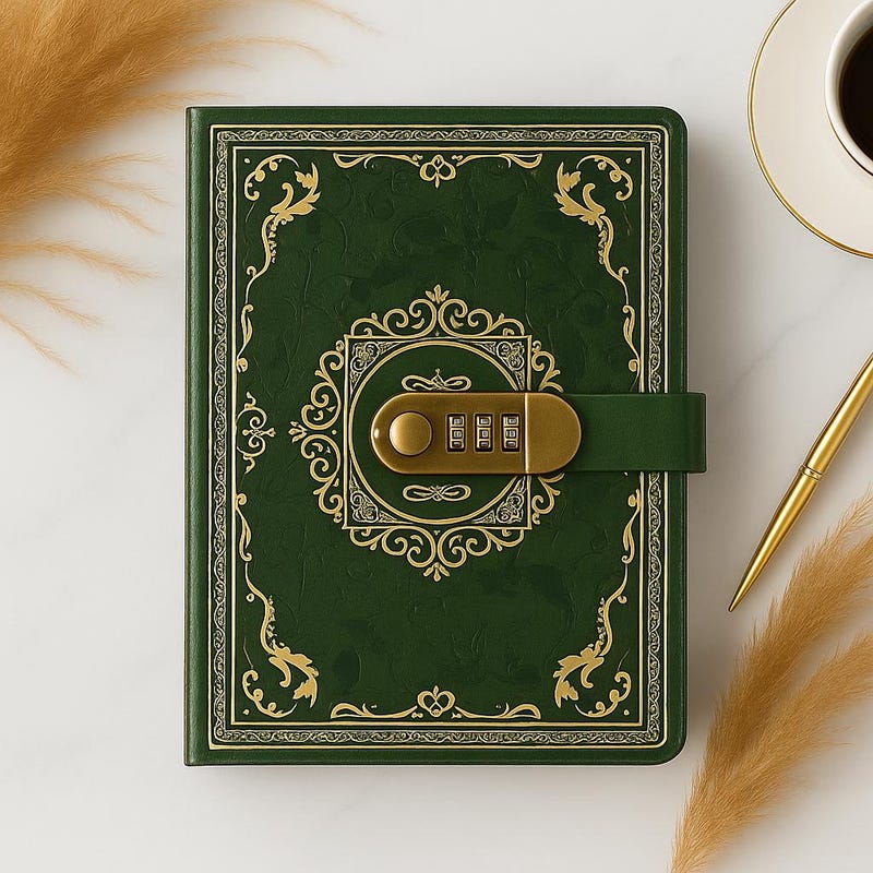 Vintage Lockable Diary - Etsy