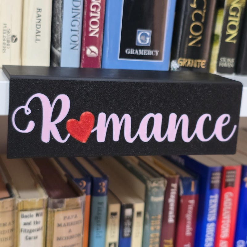 Bookshelf Label Sign - Etsy