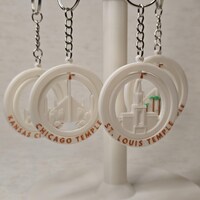 Salt Lake City Temple Key Chain - Etsy