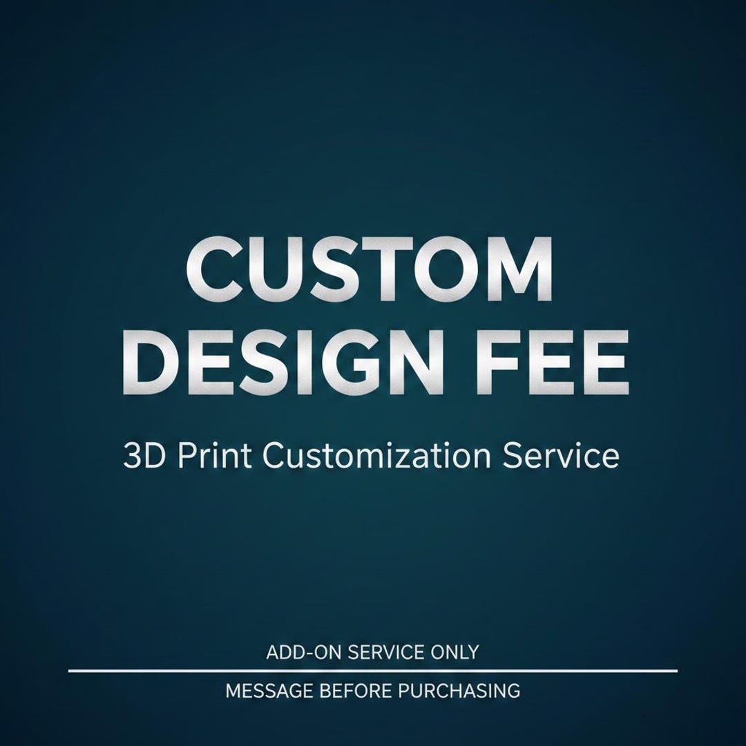 Custom Design & Modeling Fee Add-on - Etsy