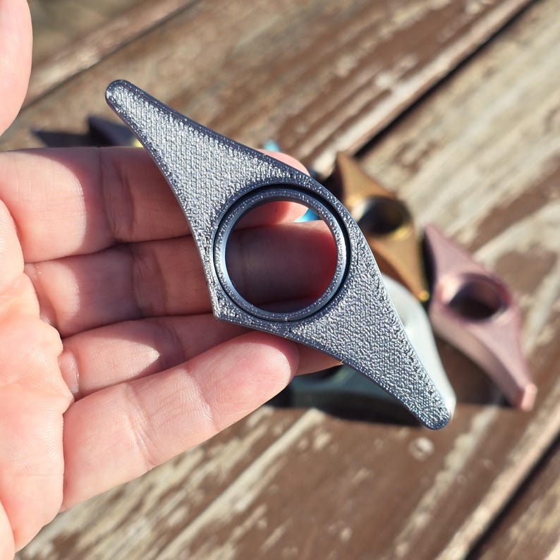 3D Printed Thumb Page Holder - Silk Metal Galaxy Sparkle Finishes ...