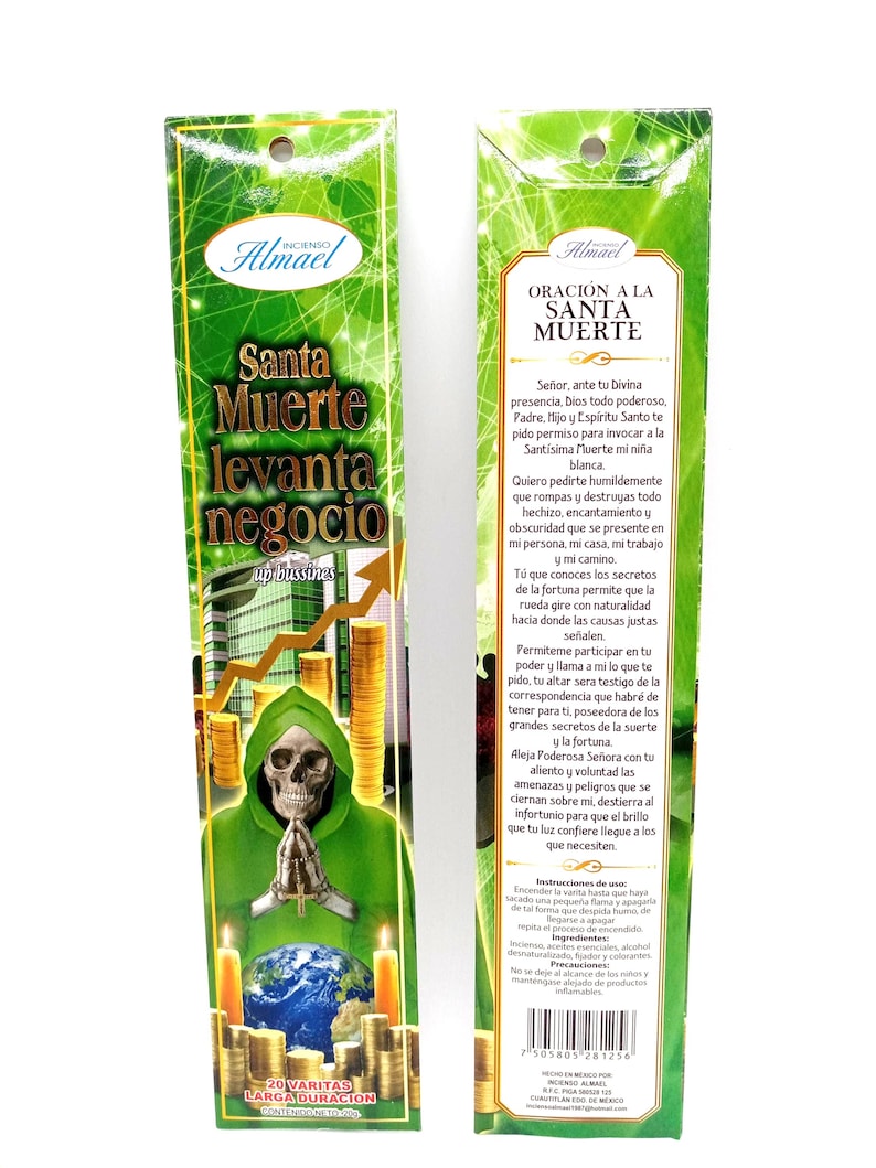 Santa Muerte Incense Sticks: Protection, Love, Abundance (20 Ct) - Etsy
