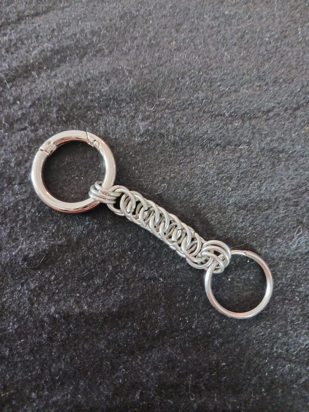 Chainmail Keychain - Etsy