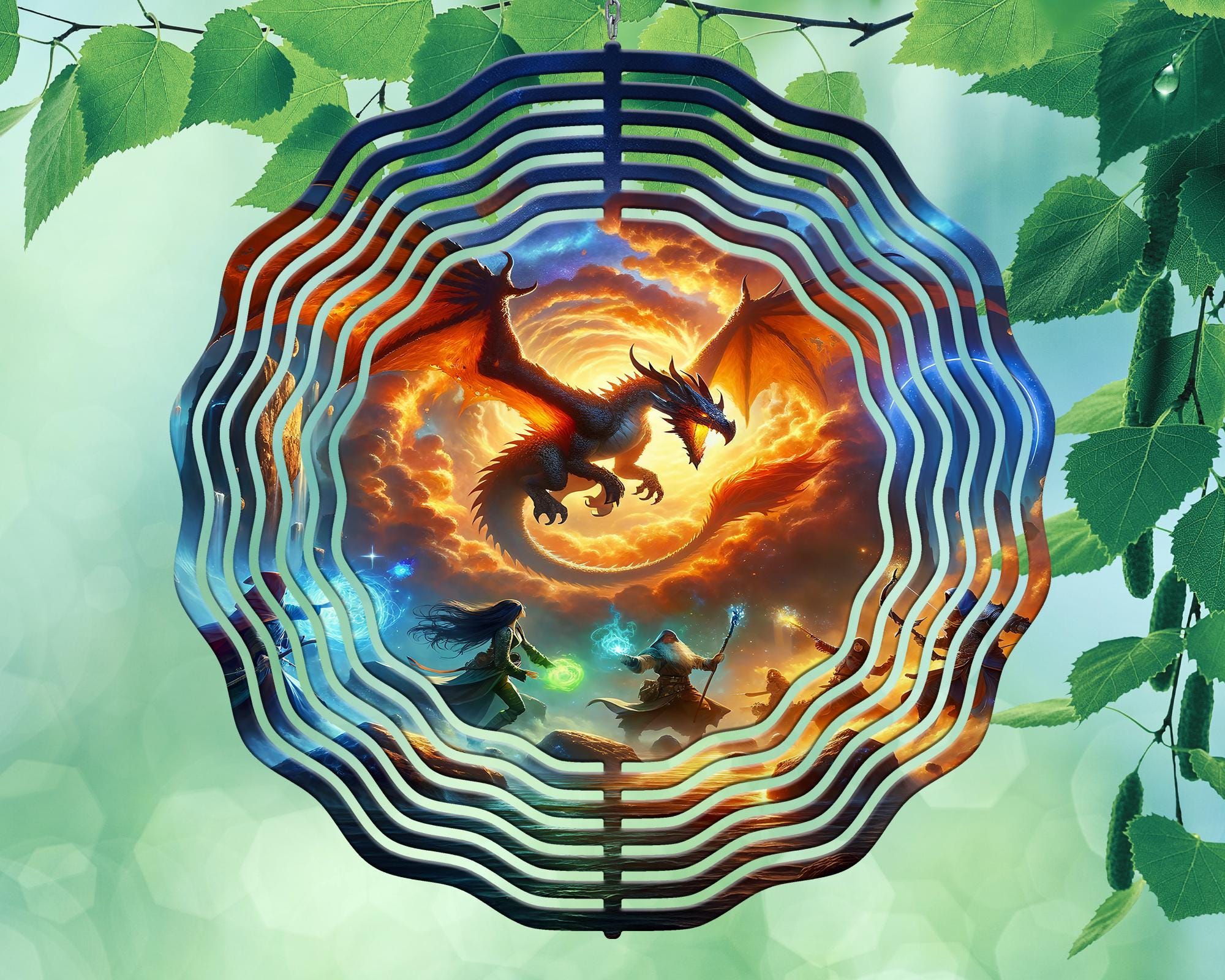 Dragon Wind Spinner PNG, Fantasy Sublimation Wind Spinner Designs ...