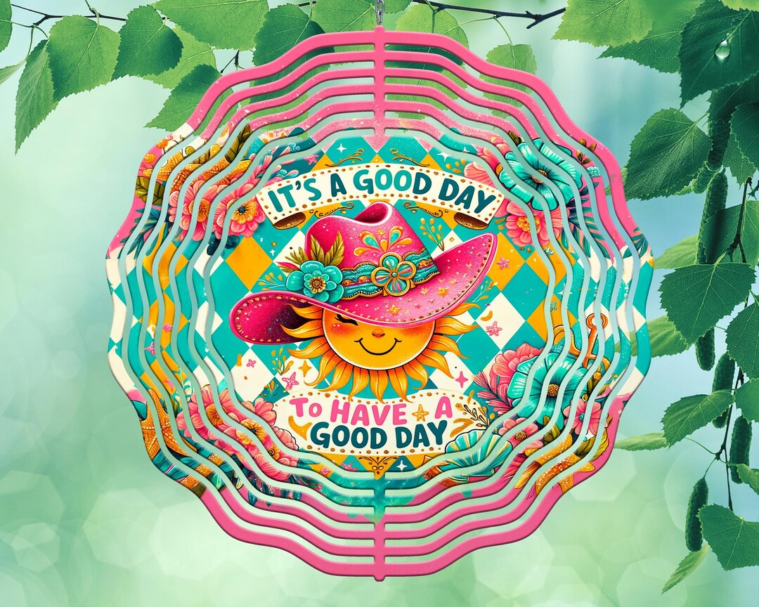Summer Wind Spinner PNG, Have a Good Day Sublimation Wind Spinner ...