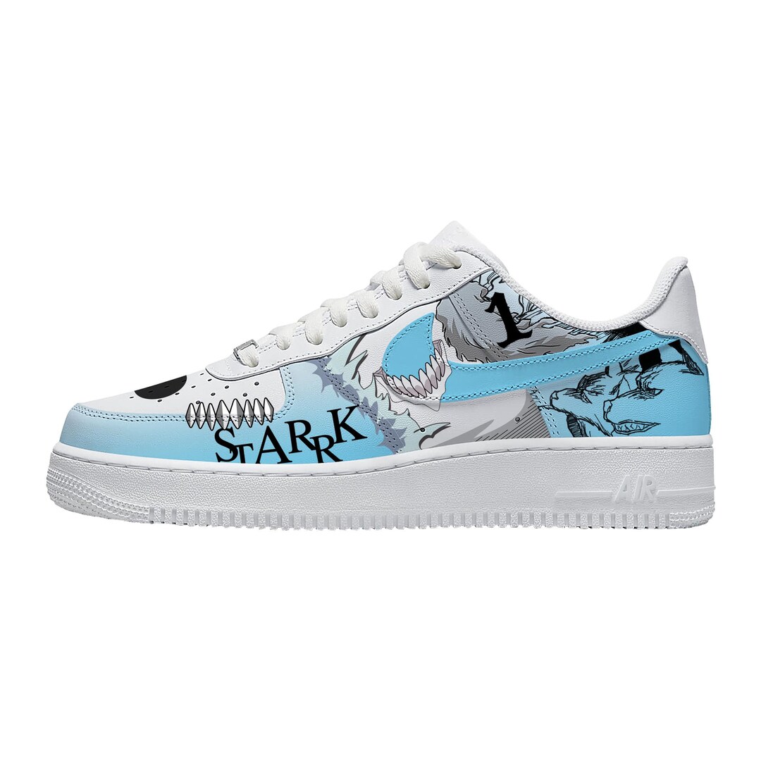 Custom - AF1 Custom Shoes - Hand Painted Shoes, Bleach Coyote Starrk ...