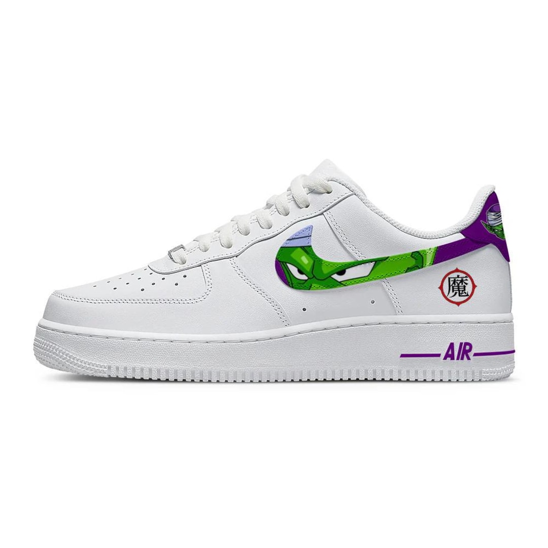 Custom Sneakers, Custom Piccolo No.1 Shoes, Hand-painted AF1 Sneakers ...