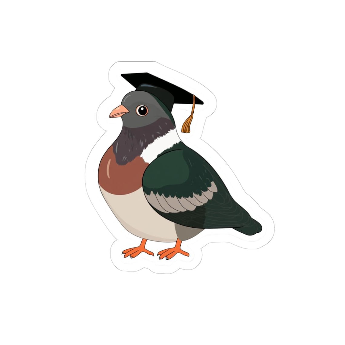 Bird Law Sticker | Law School Pigeon Sticker | Graduate Bird | Cute ...