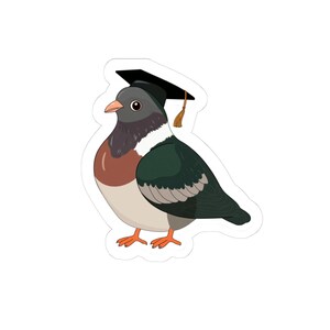Bird Law Sticker | Law School Pigeon Sticker | Graduate Bird | Cute ...