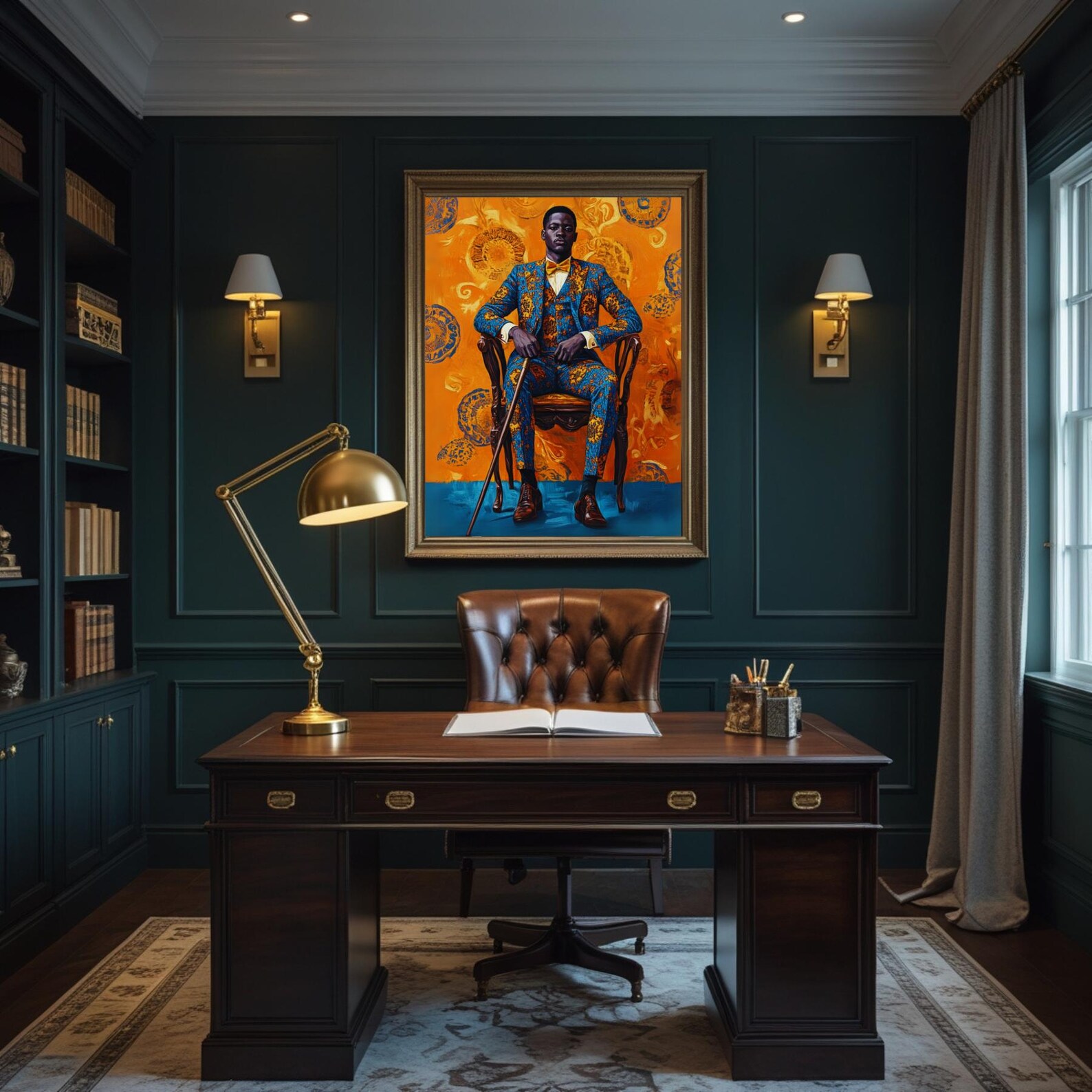 Afro Dandyism Wall Art – Black Man Fashion Print, African American ...