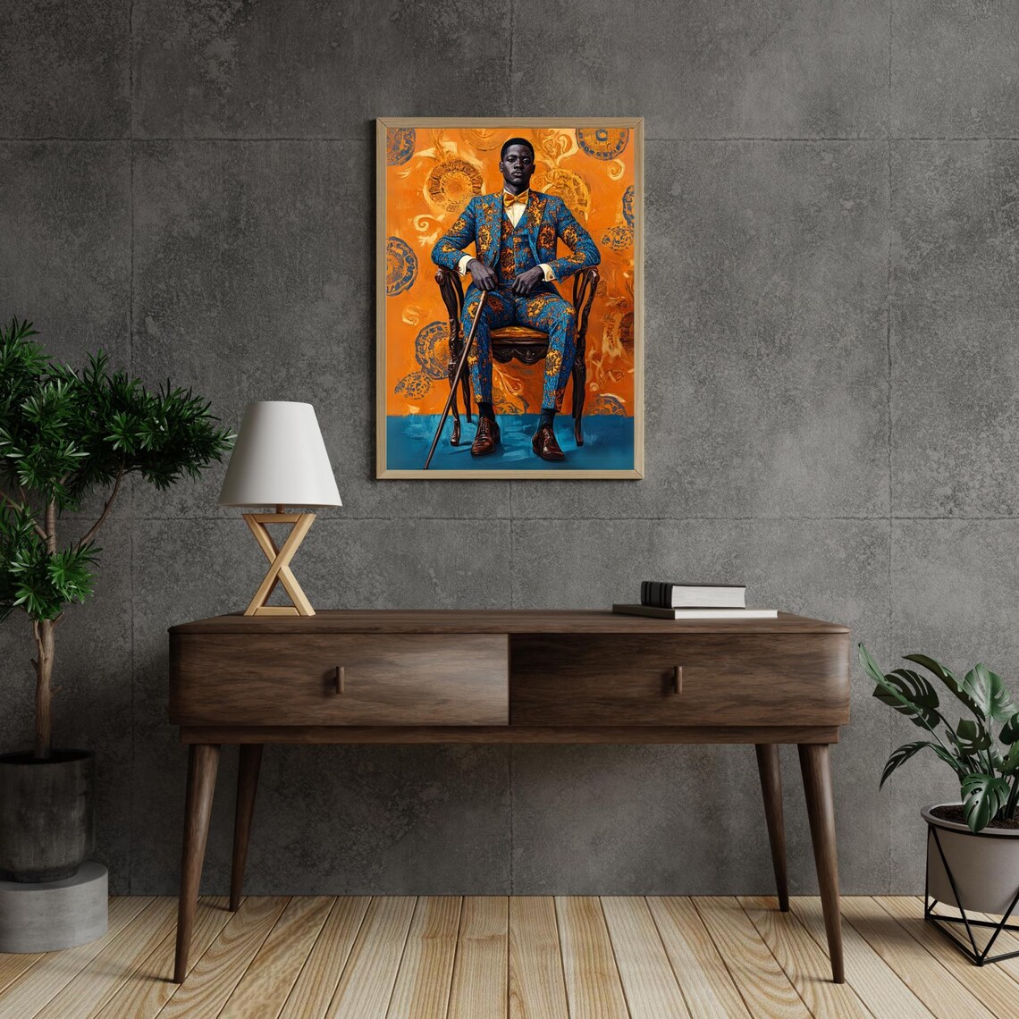 Afro Dandyism Wall Art – Black Man Fashion Print, African American ...