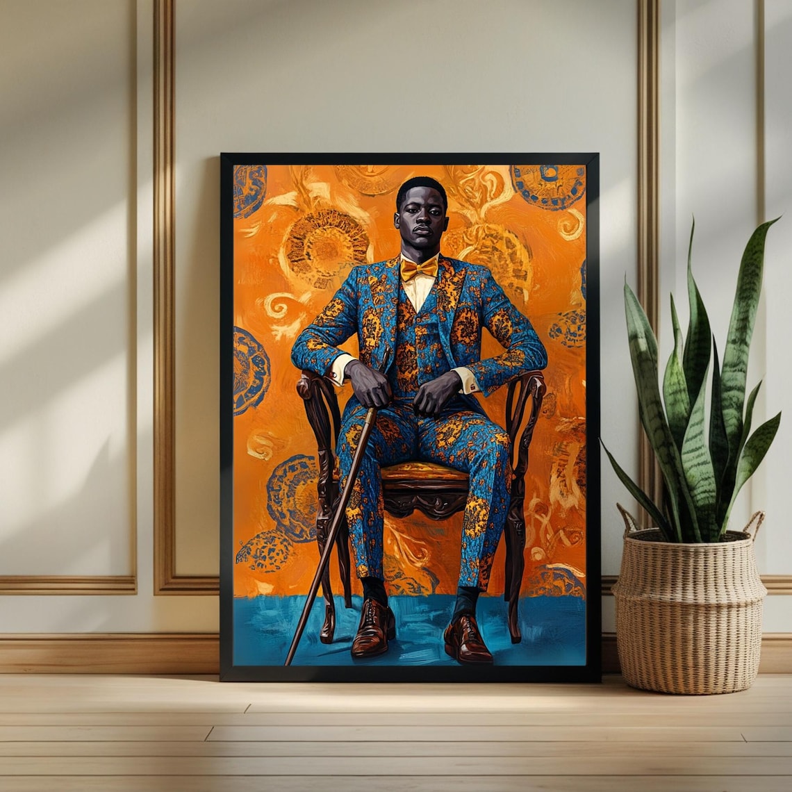 Afro Dandyism Wall Art – Black Man Fashion Print, African American ...