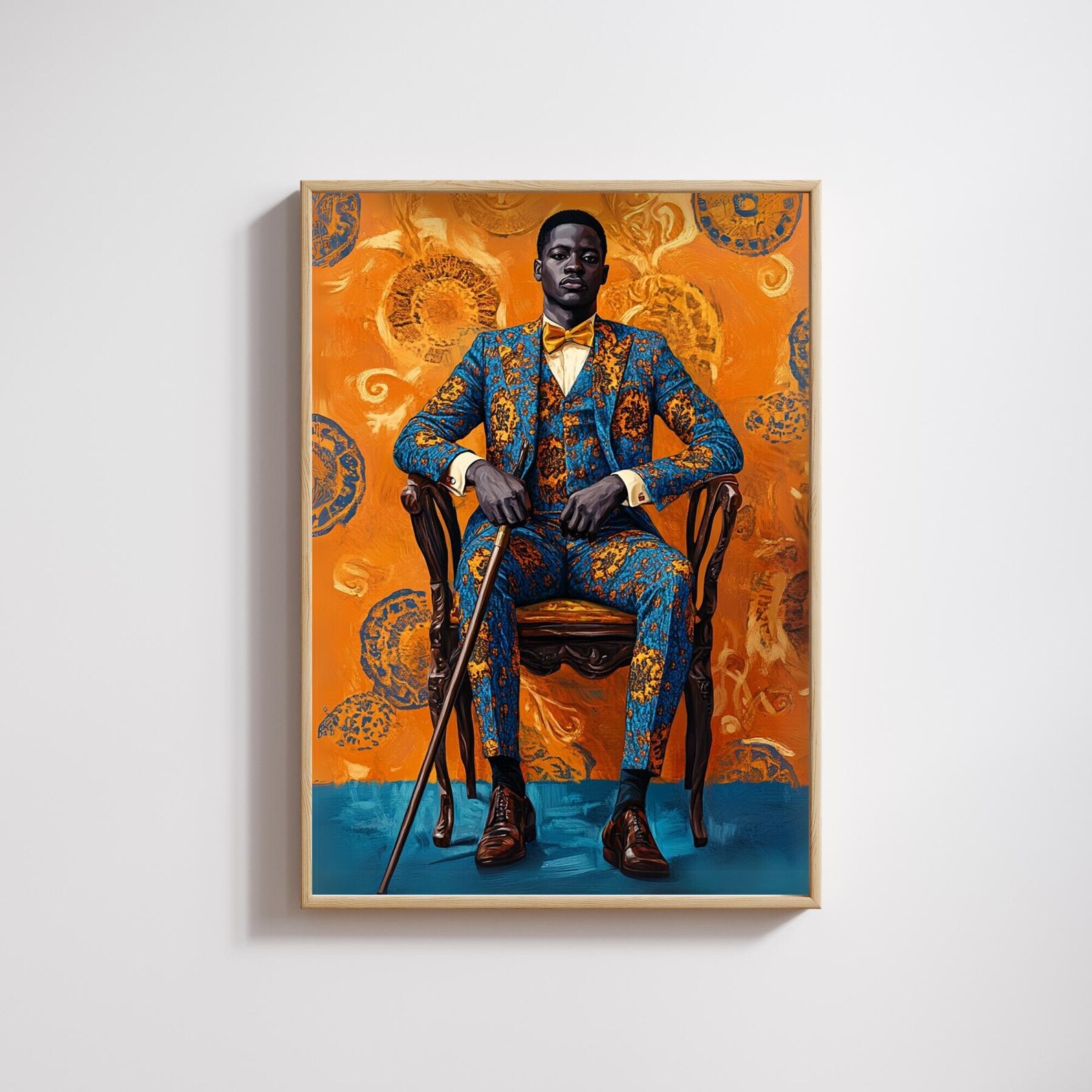 Afro Dandyism Wall Art – Black Man Fashion Print, African American ...