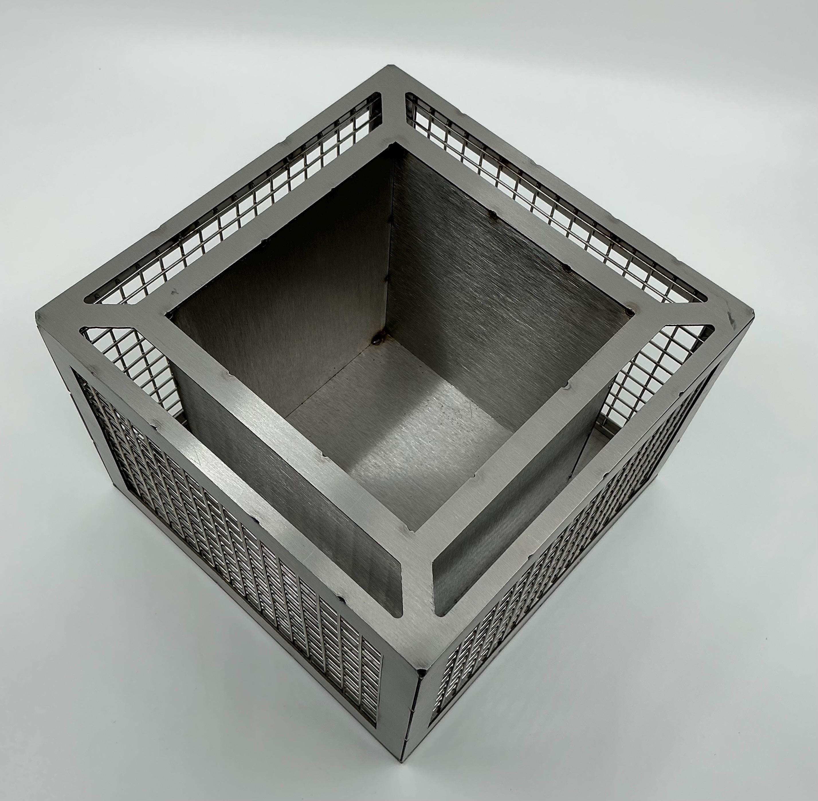 Stainless Steel Metal Grid Planter - Etsy