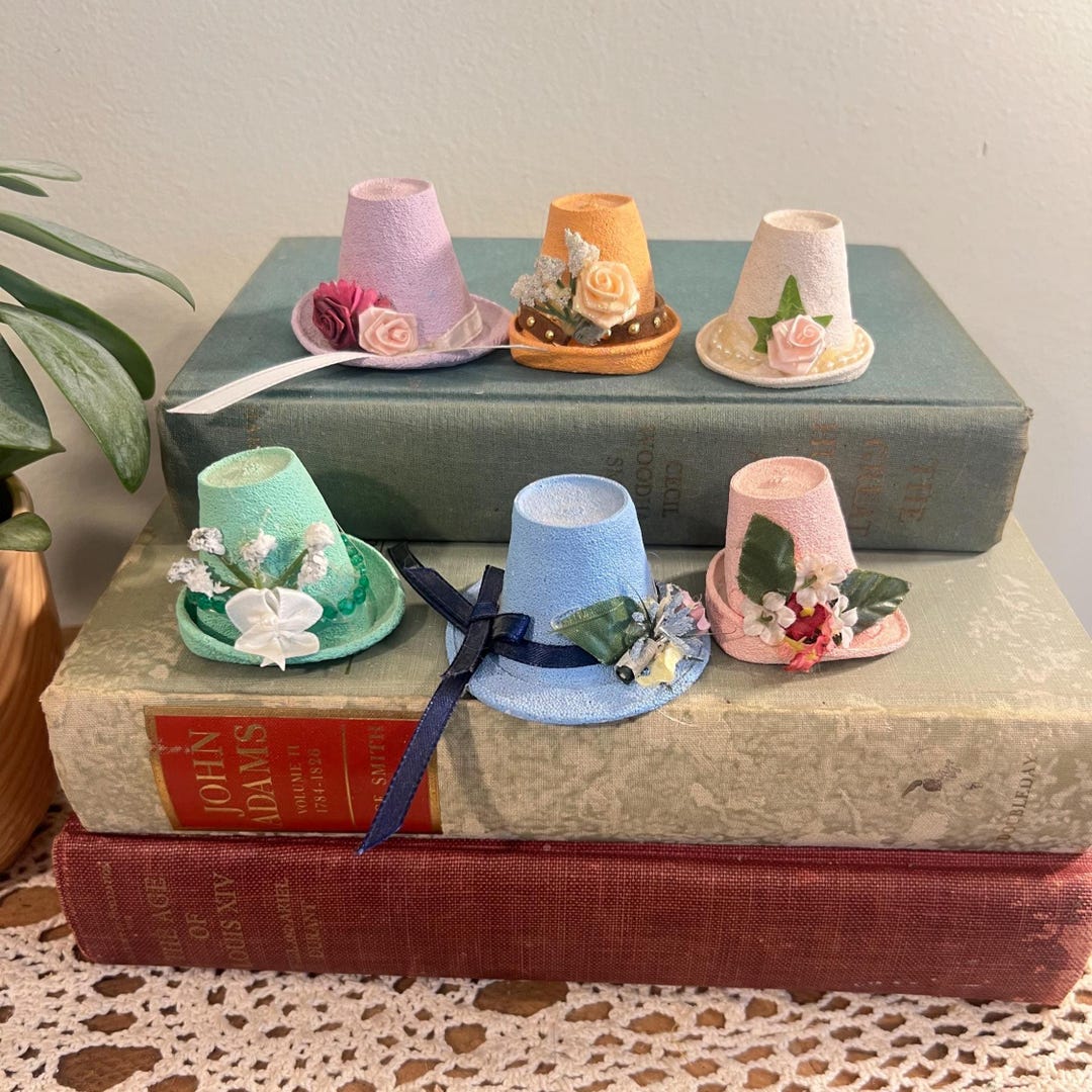 Vintage Miniature Doll Hats Lot of 6 - Etsy