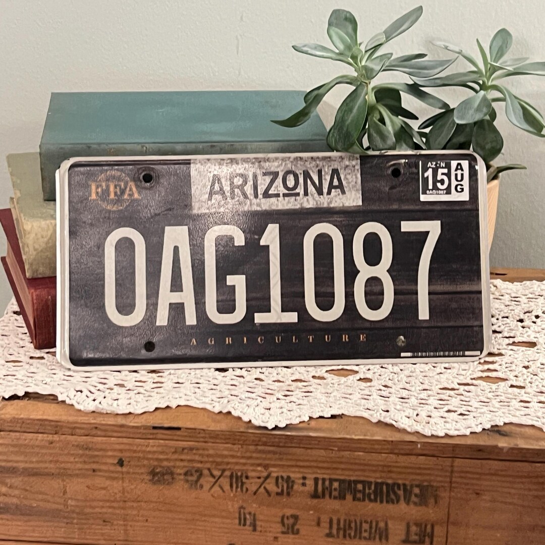 Arizona FFA Agriculture License Plate, OAG1087 - Etsy