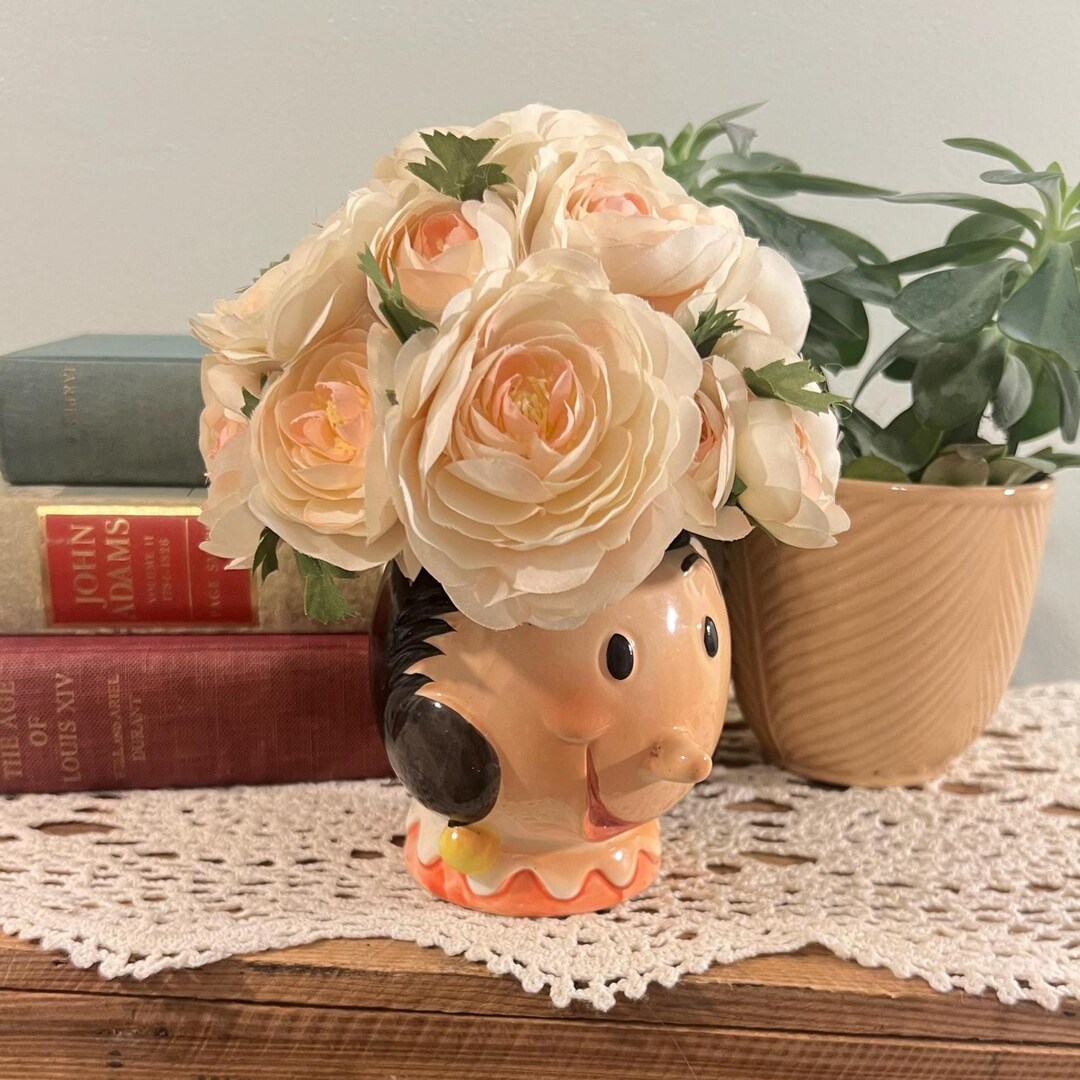 Vintage Popeye Olive Oil Mug Floral Arrangement - Etsy