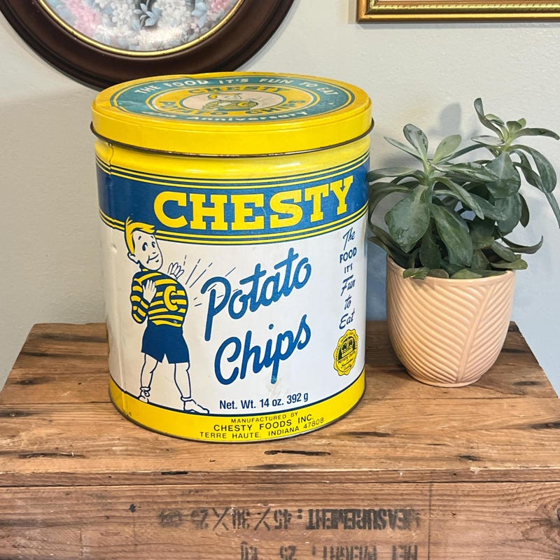 Potato Chip Tins - Etsy