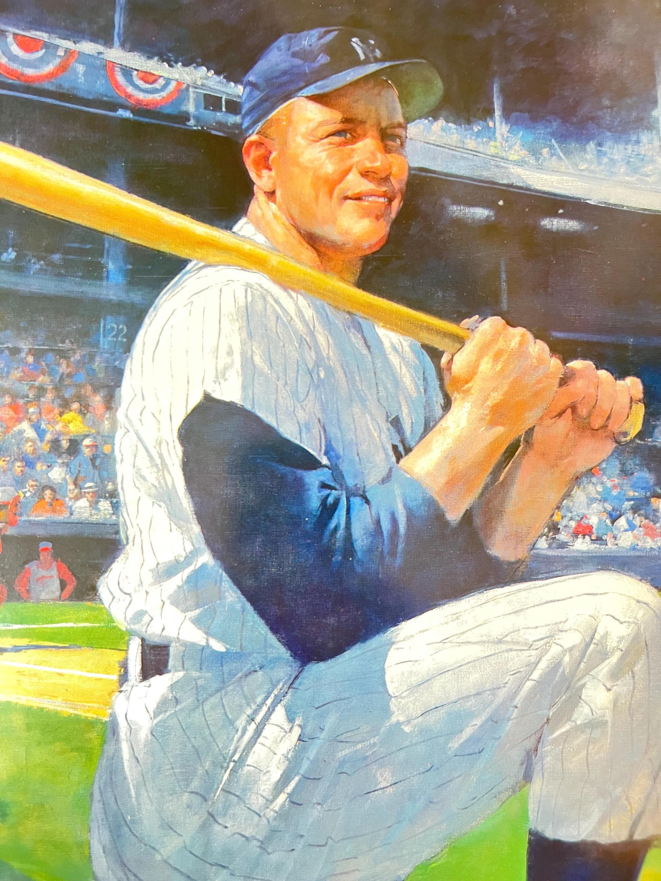Mickey Mantle Restaurant Menu Painting Image Photograph, Picture ...
