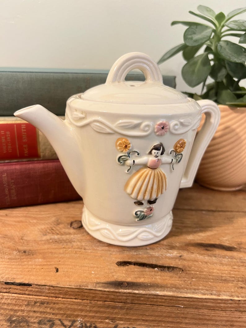 Vintage Porcelier Vitreous China Porcelain Teapot - Etsy