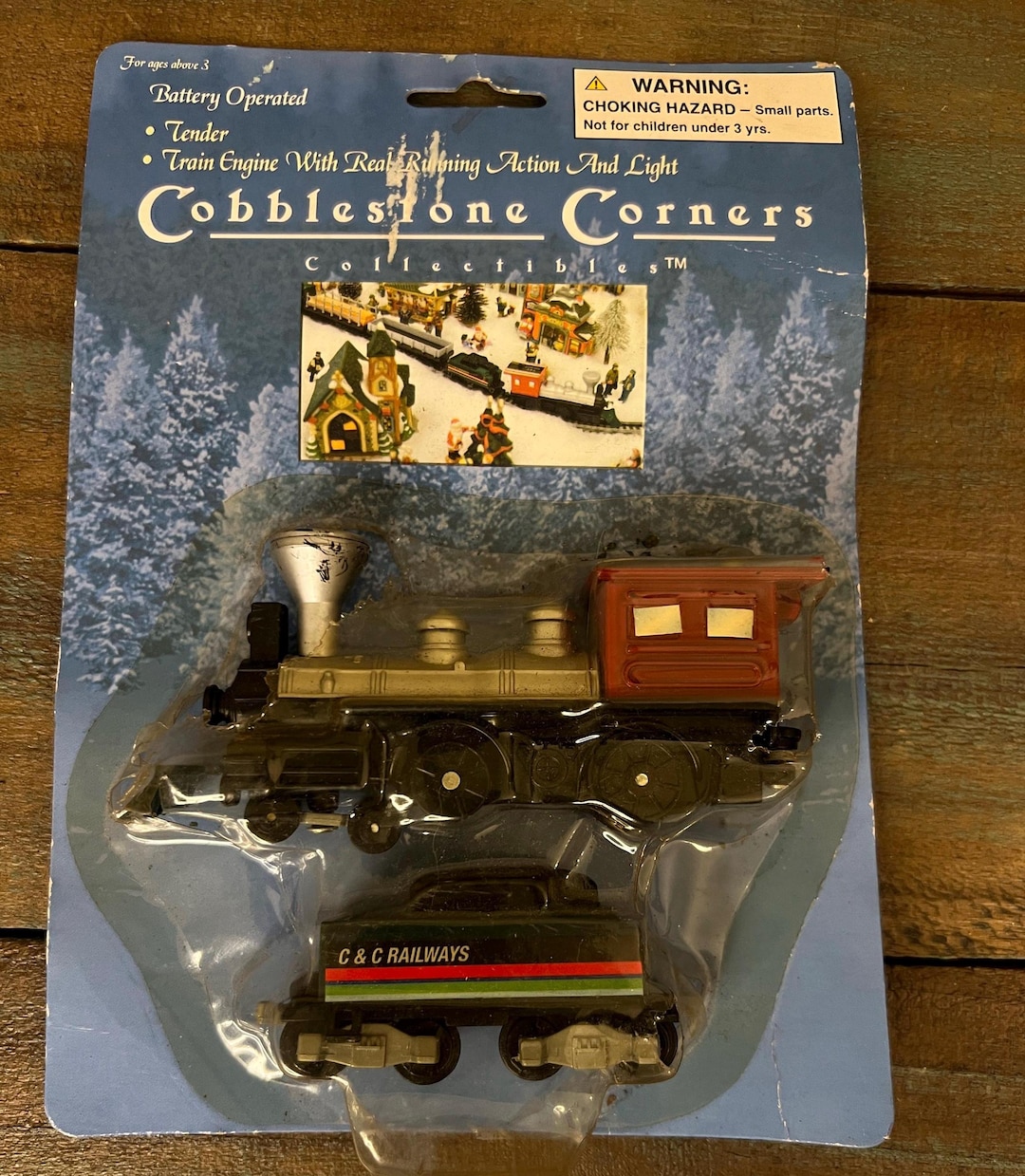 Vintage Train Cobblestone Corners Train New Old Stock Christmas ...