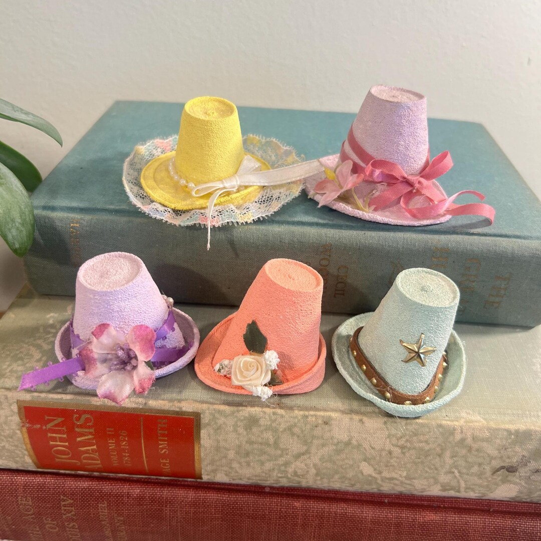 Vintage Miniature Doll Hats Lot of 5 - Etsy