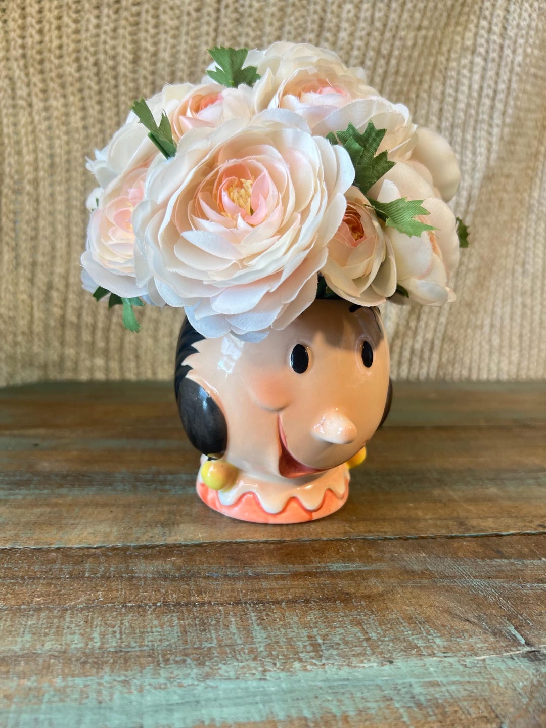 Vintage Popeye Olivia Mug Floral Arrangement Ceramic - Etsy
