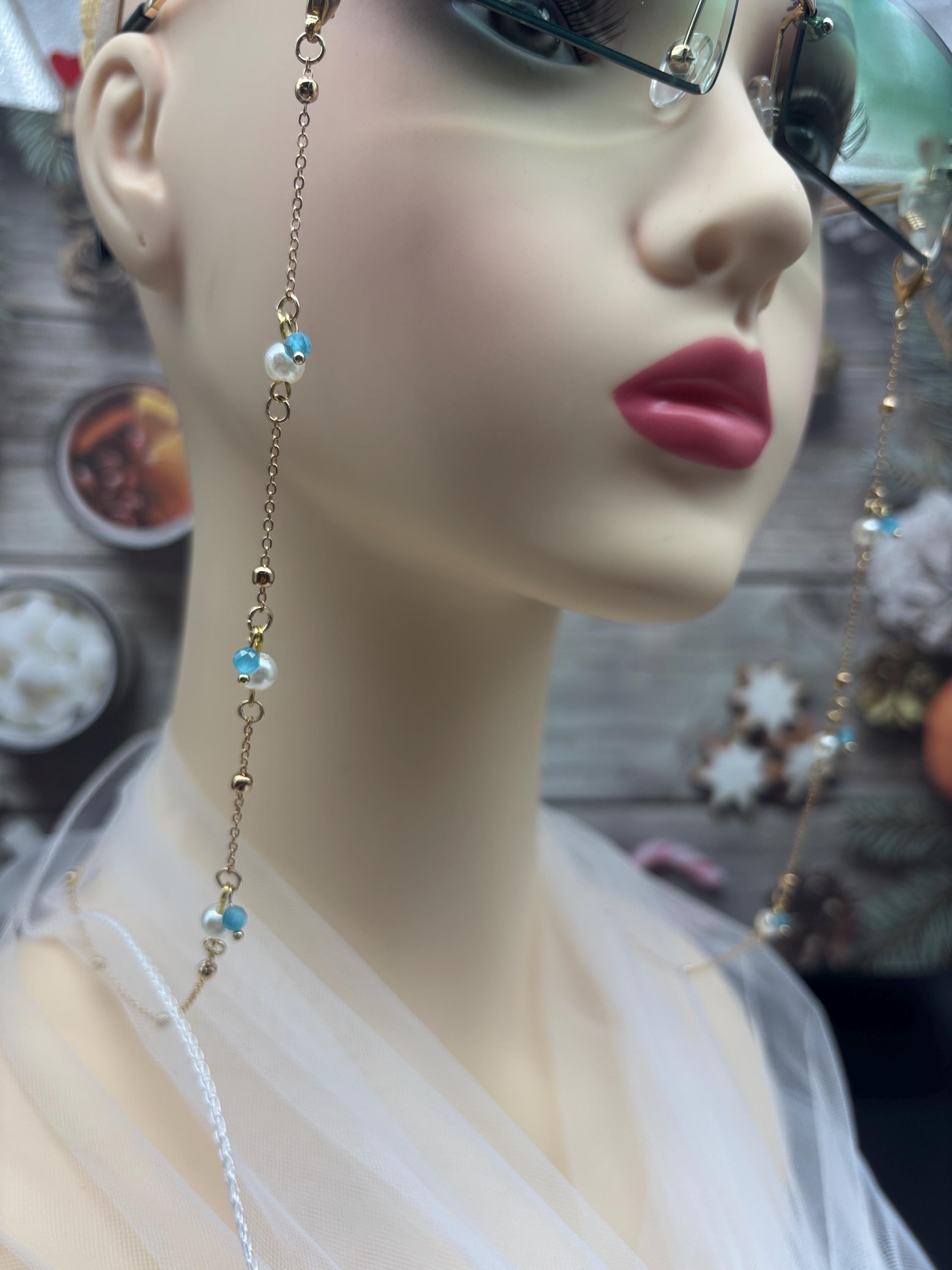 Beaded Eyeglass Chains, Sunglasses Chains, Exquisite Reading Glasses ...