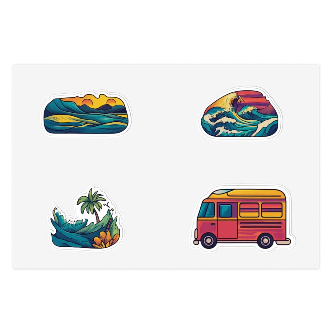 Nature-inspired Sticker Sheets for Creative Spaces, Art Projects ...