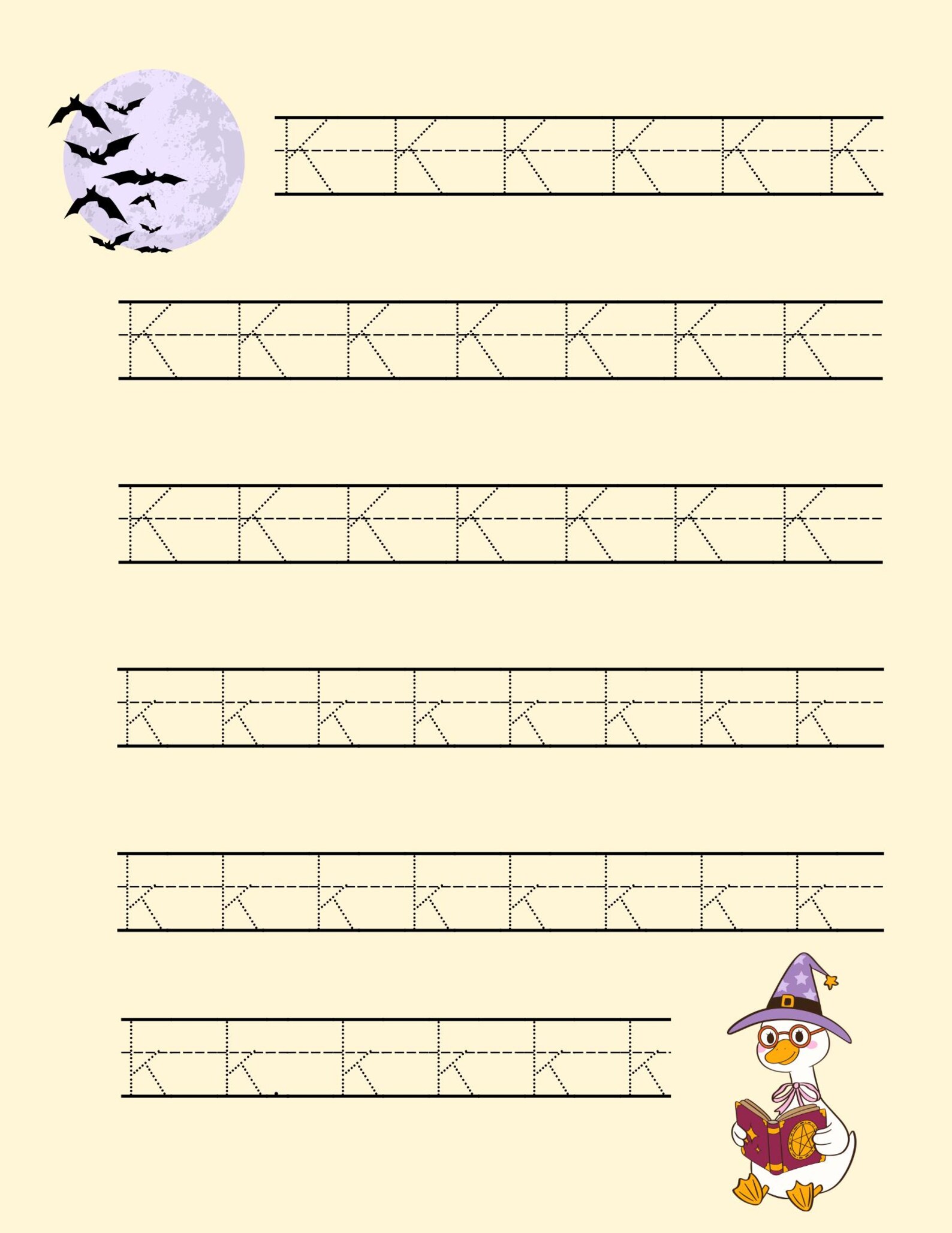 Halloween Fall Alphabet Tracing Worksheets Printable A-Z Letters Kids ...