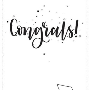 Congrats Grad Gift Tags | 9 to a Page | Digital Printable - Etsy